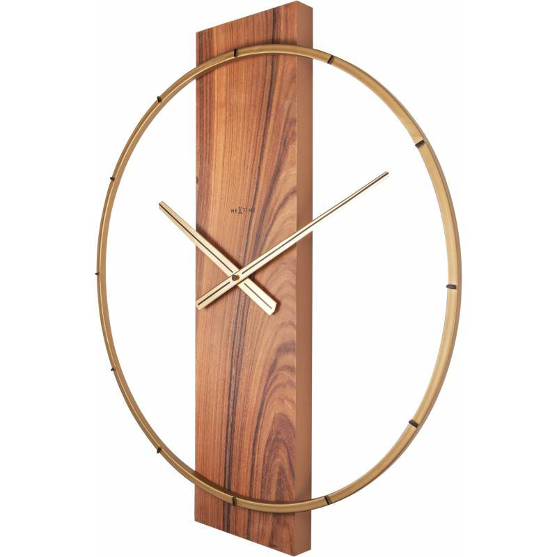 Ivy Bronx Jacobi Wood Veneer Wall Clock & Reviews | Wayfair