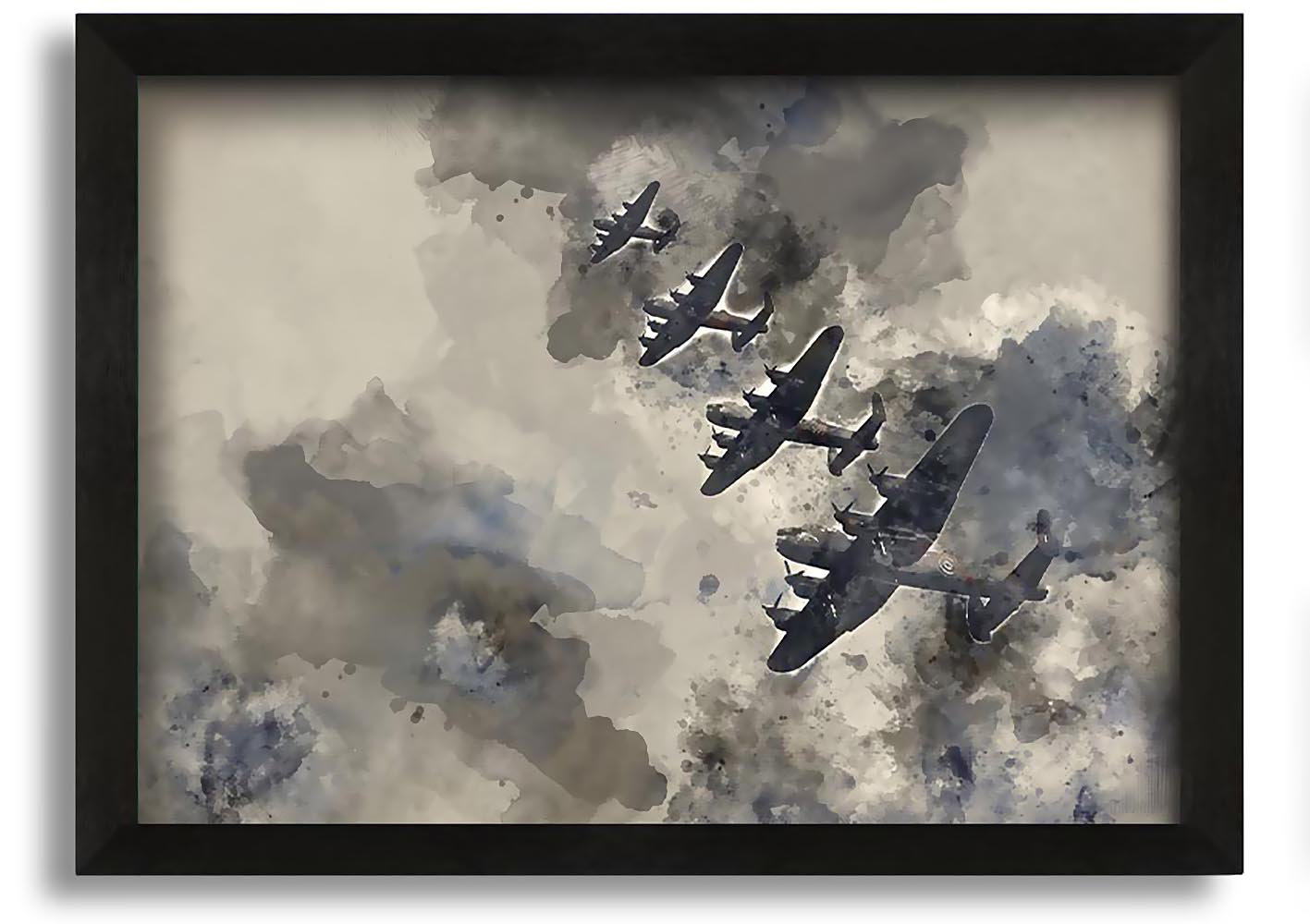 Williston Forge Raf Bombers In Flight - Picture Frame Painting on ...