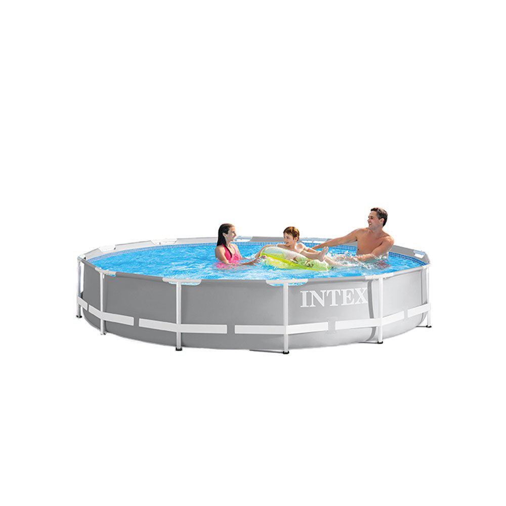 Intex 2.5' x 12' Steel Frame Set Pool | Wayfair