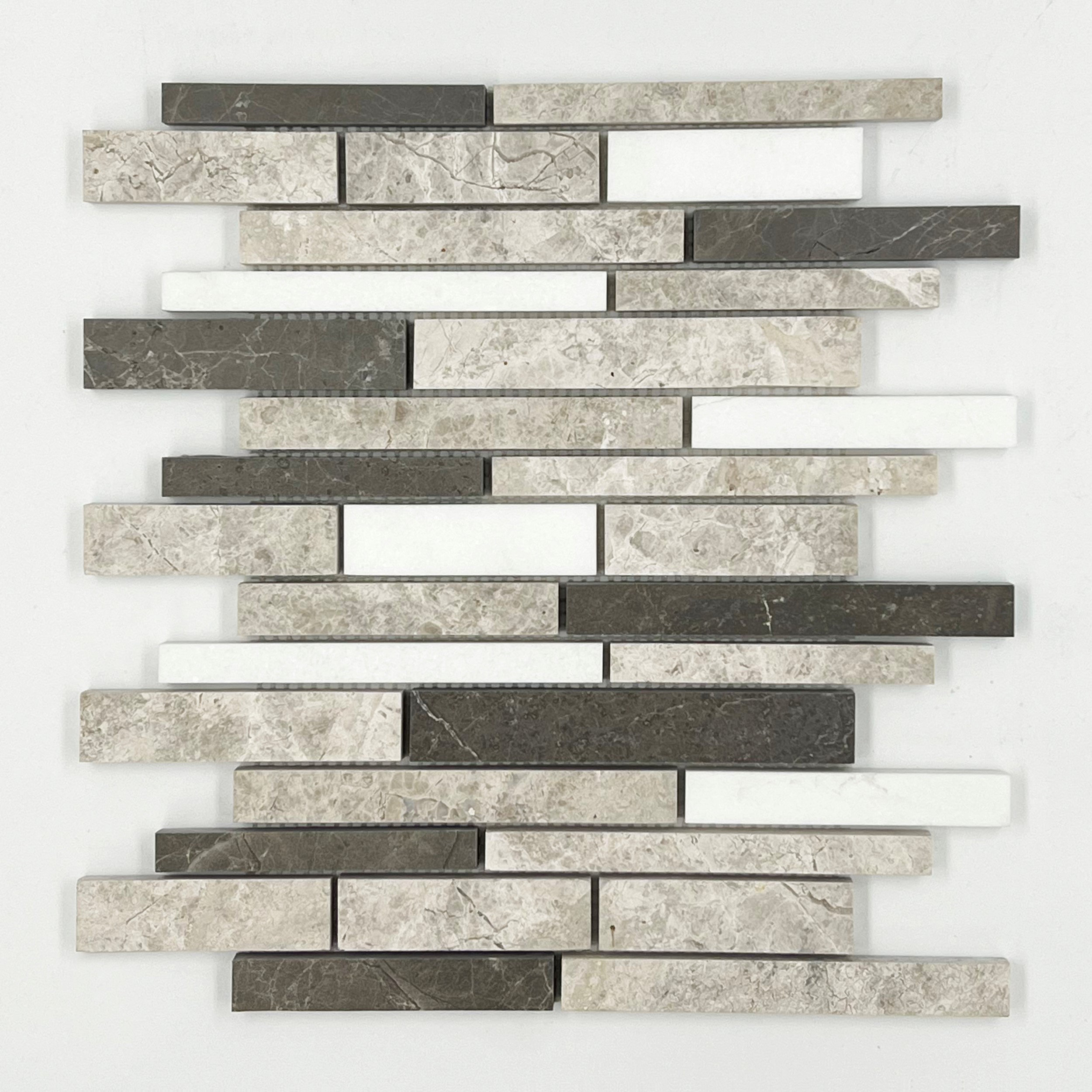 Maricera 12 X 12 Marble Mosaic Subway Wall And Floor Tile Wayfair