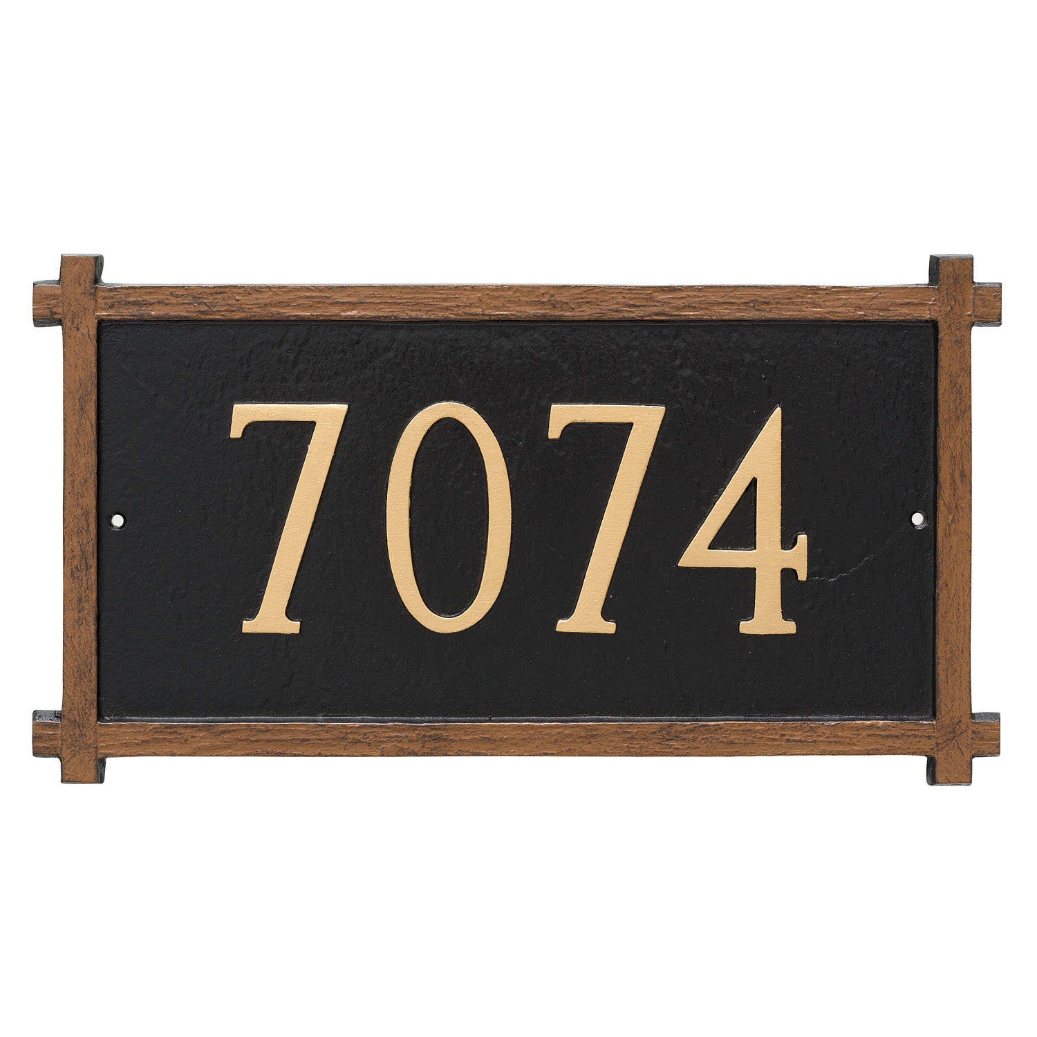 Montague Metal Products 1-Line Wall Address Plaque | Wayfair