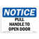 SignMission Pull Handle To Open Door Sign | Wayfair