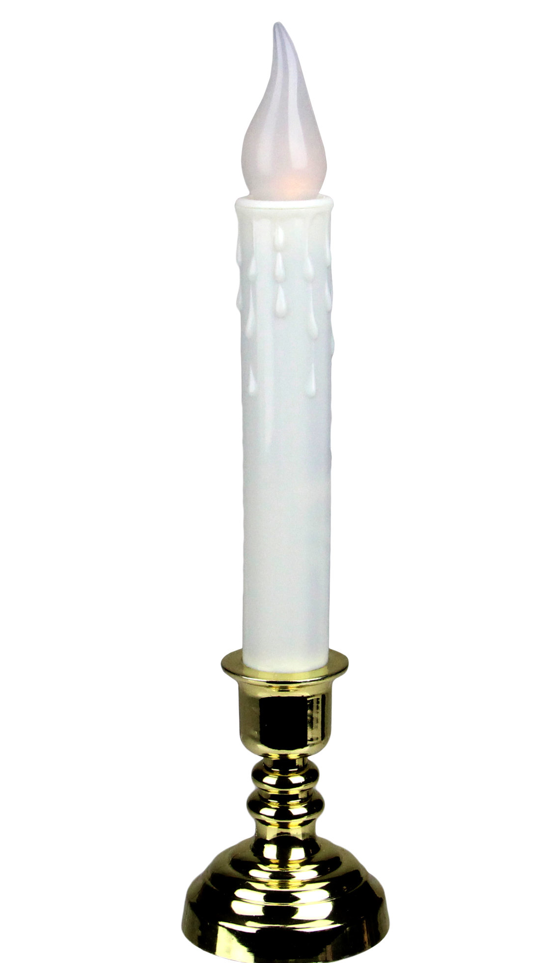 Northlight 8.5" White LED Christmas Candle Lamp with Automatic Timer ...