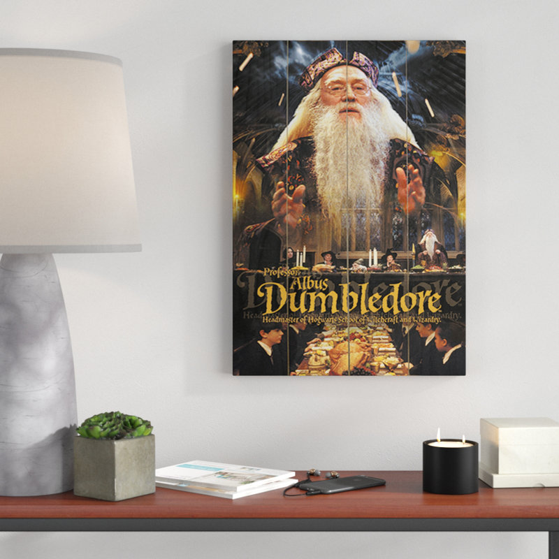Harry Potter, Dumbledore Graphic Art Print on Wood | Wayfair.co.uk