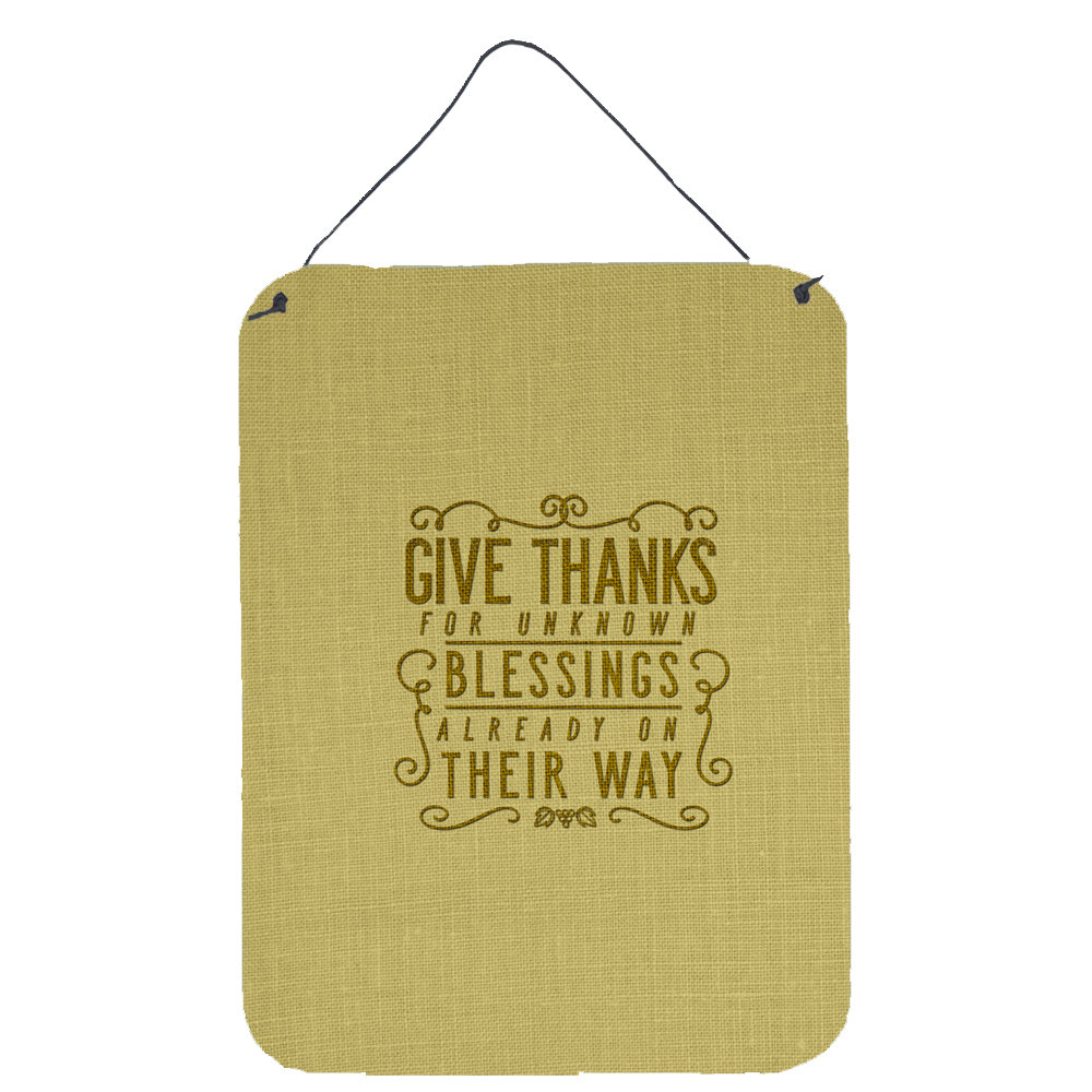 Ebern Designs Give Thanks Blessings Hanging Prints Wall Décor | Wayfair