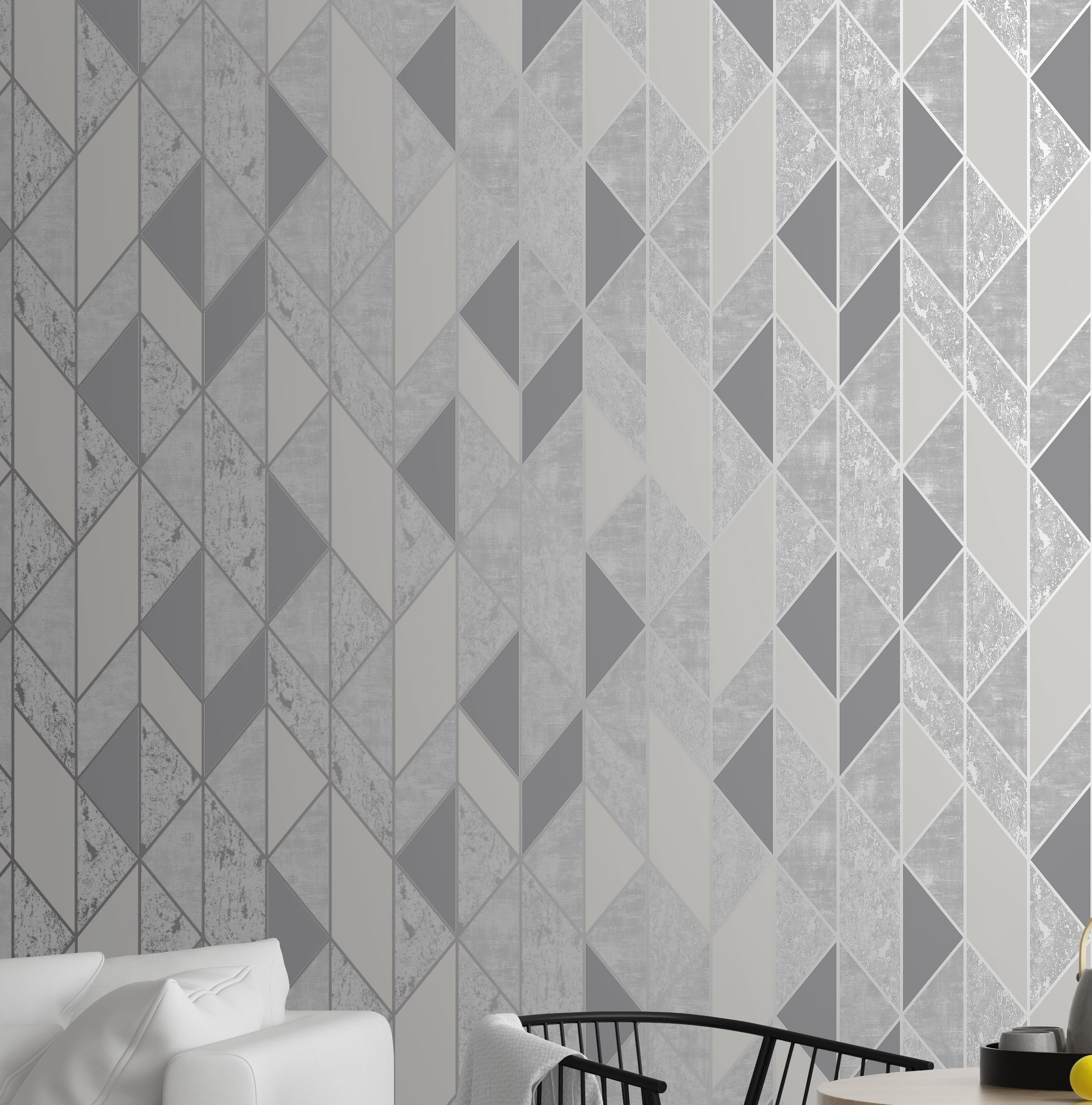 Mercer41 Mcgaha Geometric Wallpaper & Reviews | Wayfair
