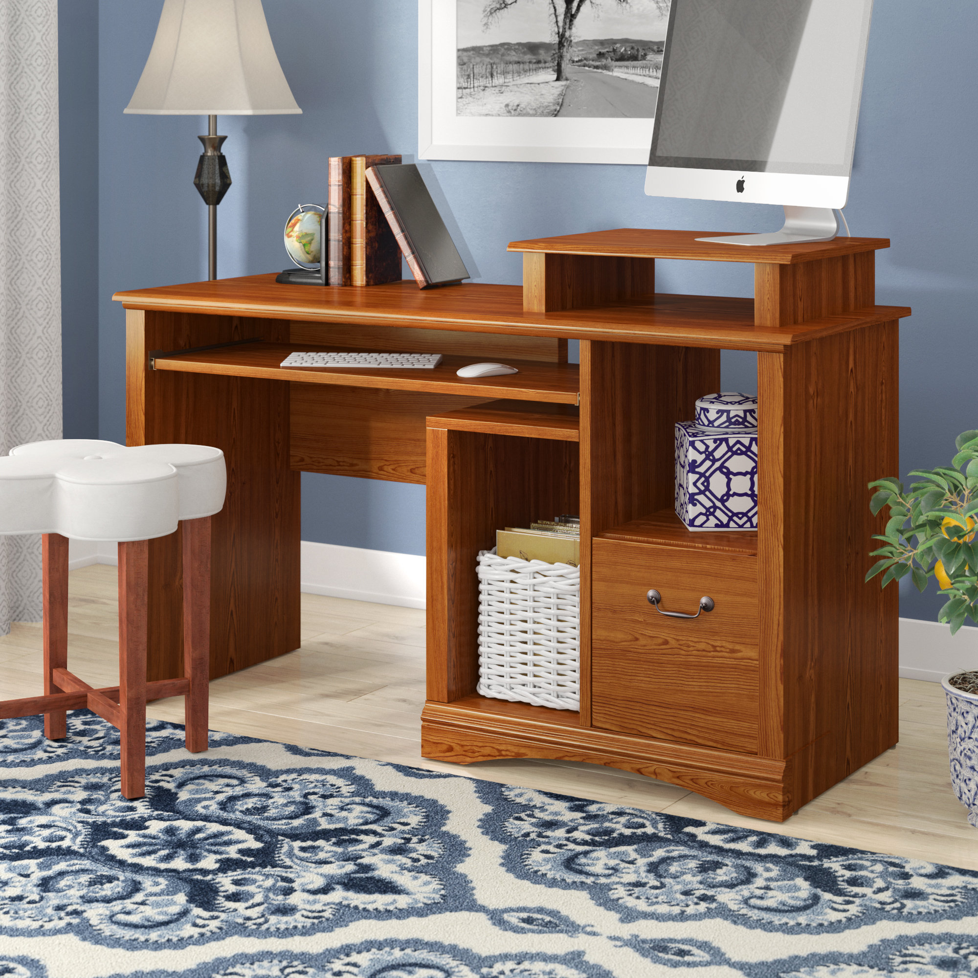 Alcott Hill® Hanlon Desk & Reviews | Wayfair