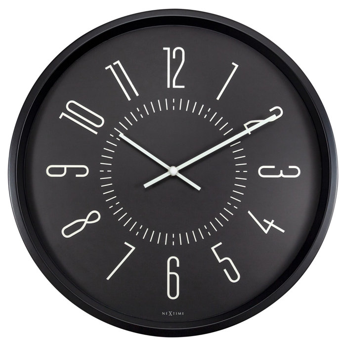 Nextime Metal Wall Clock | Wayfair