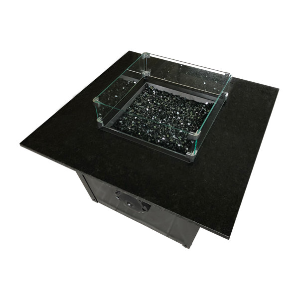 Music City Fire Company 21'' H x 28'' W Aluminum Outdoor Fire Pit Table ...