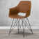 Wrought Studio Marilyn Arm Chair in Brown & Reviews | Wayfair