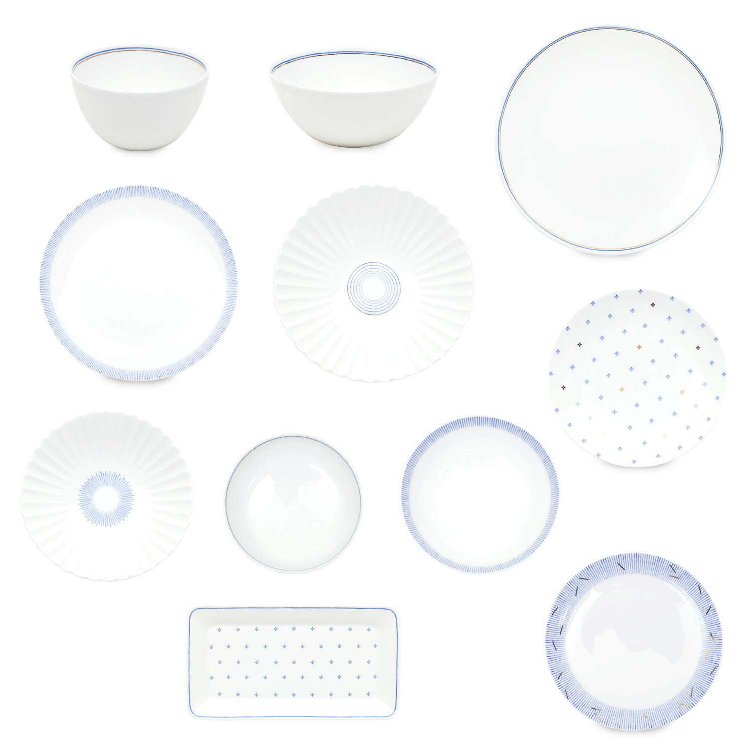 HANKOOK CHINAWARE Bone China Dinnerware Set - Service for 4 | Wayfair