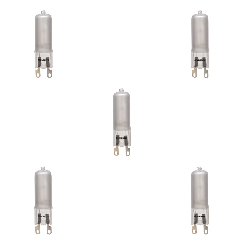 Bulbrite Industries G9 Dimmable Halogen Capsule Light Bulb Frosted ...