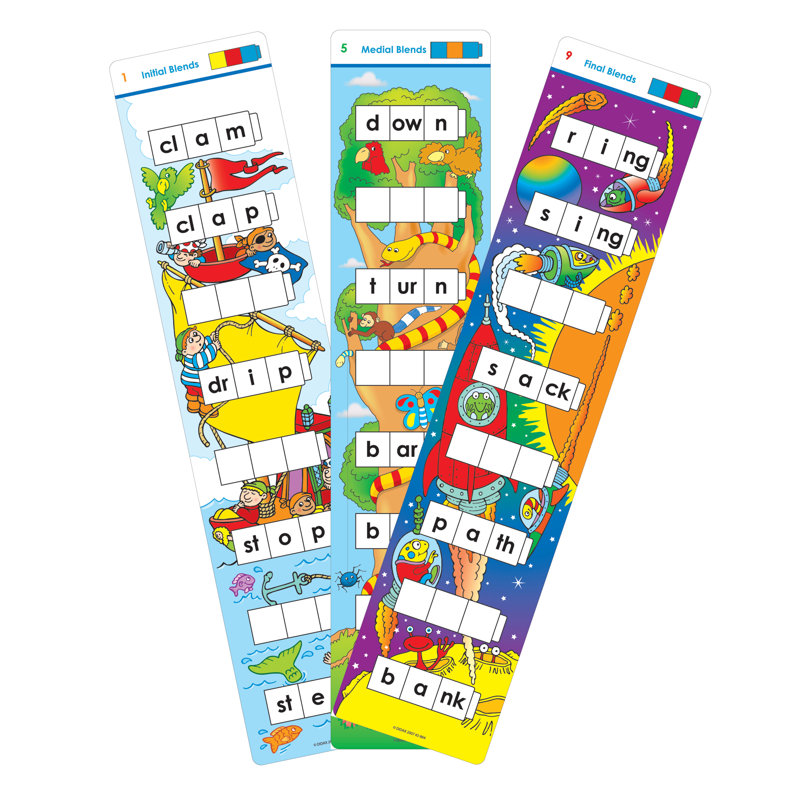 Didax Unifix Word Ladders Blends Flash Cards | Wayfair