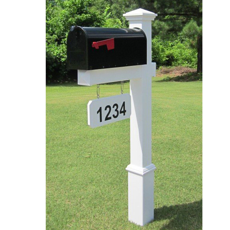 4EverProducts Post Mounted Mailbox & Reviews | Wayfair