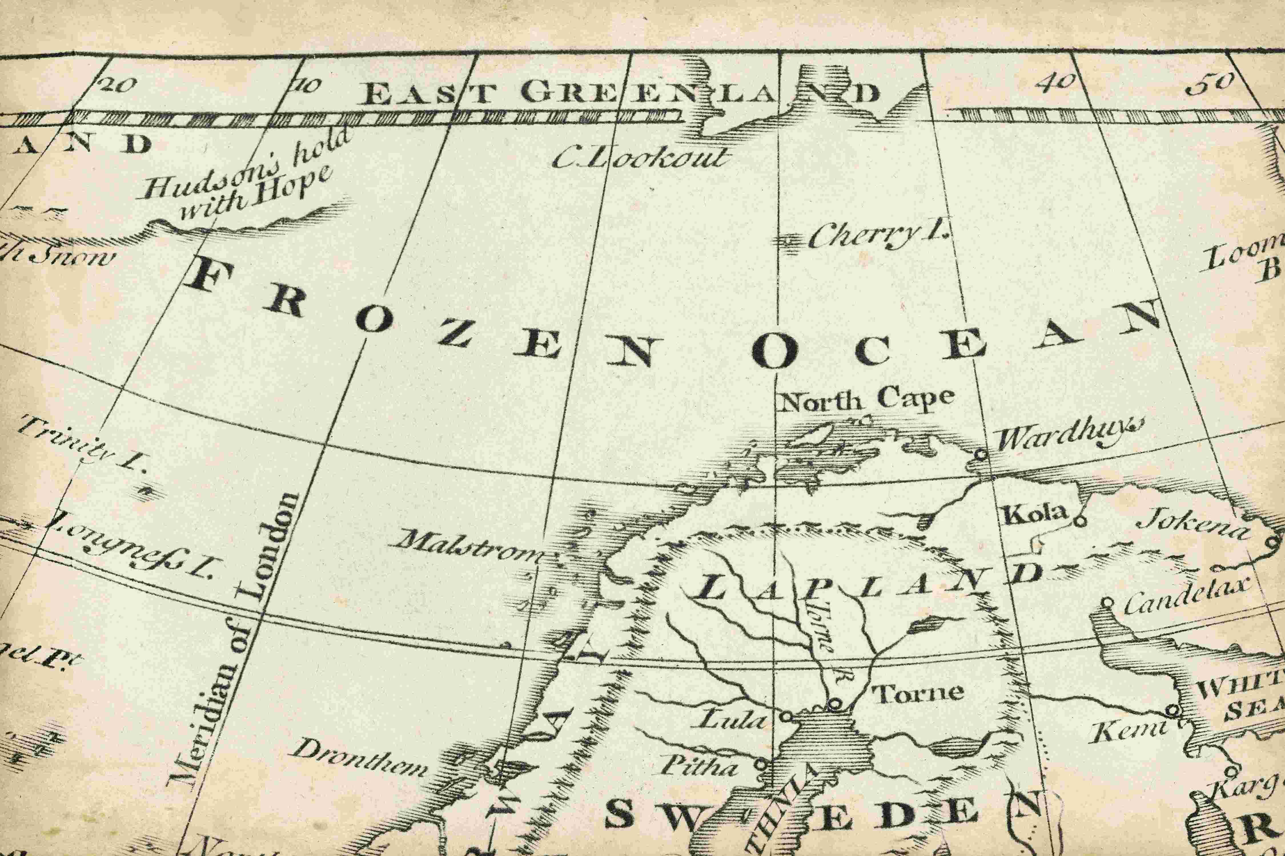 Longshore Tides Map Of Europe Grid II by T. Jeffreys - Wrapped Canvas ...