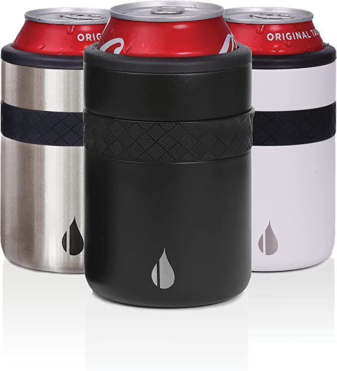 Elemental Regular Can Cooler, Triple Wall Stainless Steel Insulated ...