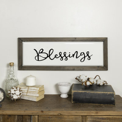 Blessed Wall Decor | Wayfair