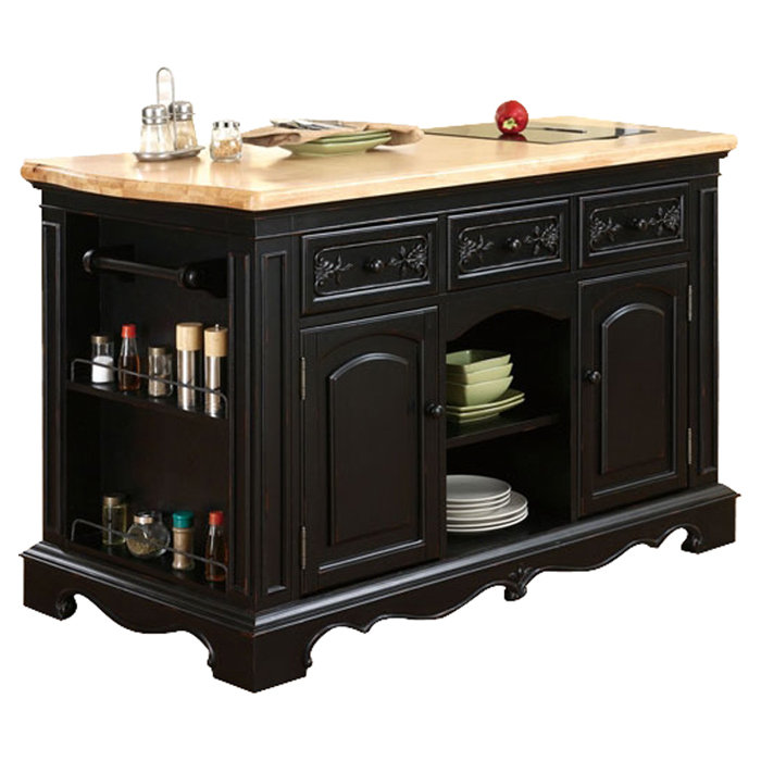 Lark Manor Clemente 56'' Wide Kitchen Island & Reviews | Wayfair