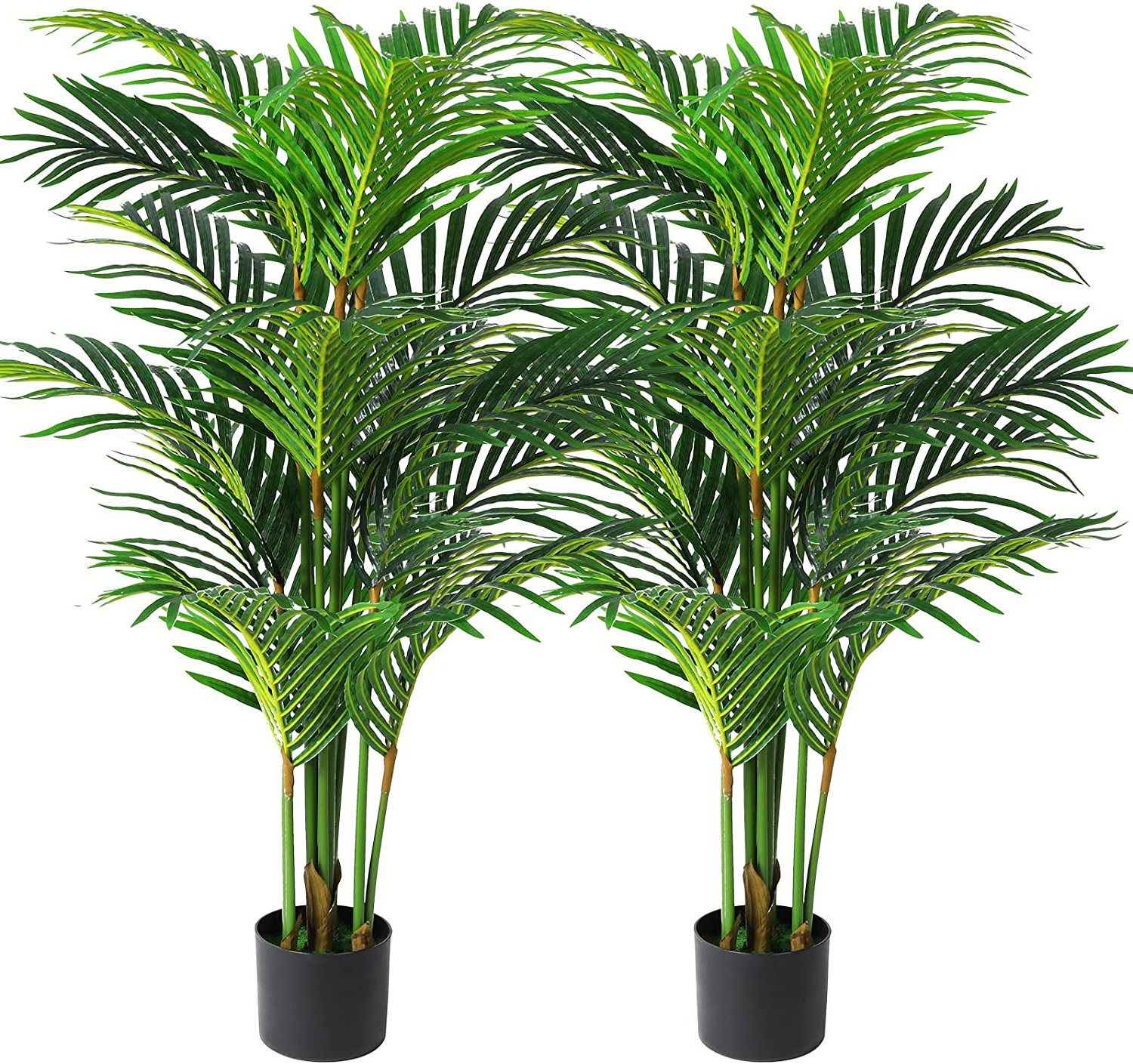 Primrue Caron 35'' Faux Palm Tree in Planter | Wayfair