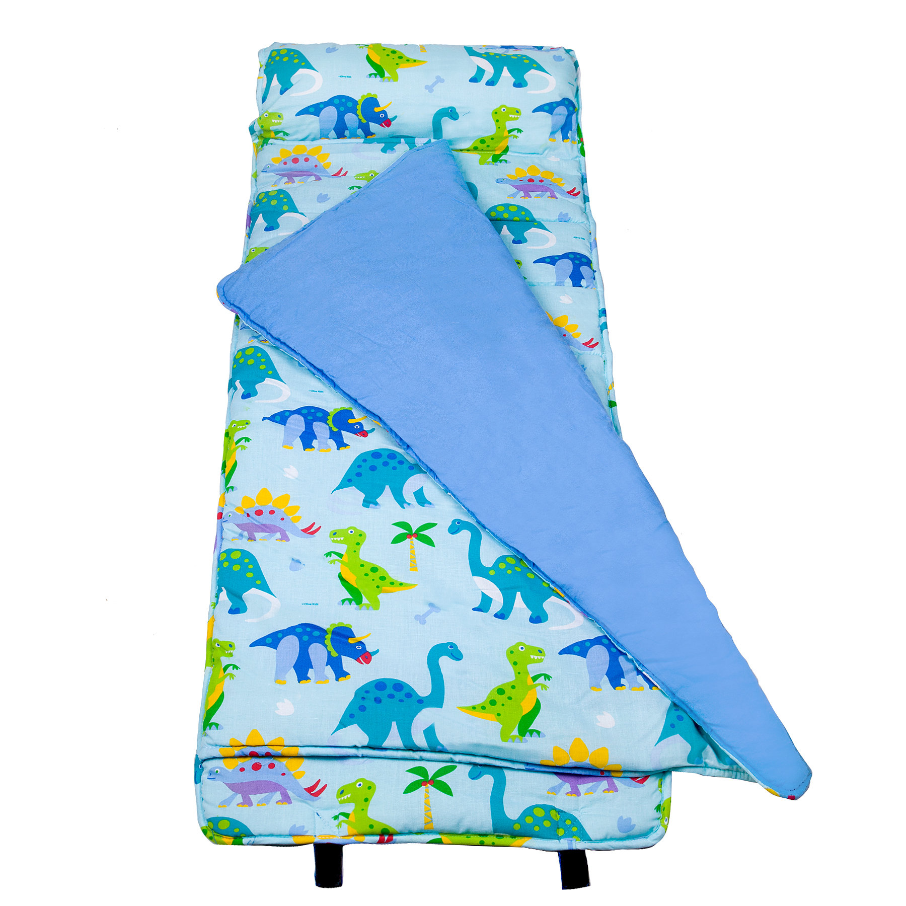 Wildkin Olive Kids Dinosaur Land Original 1.5" Thick Folding Nap Mat ...