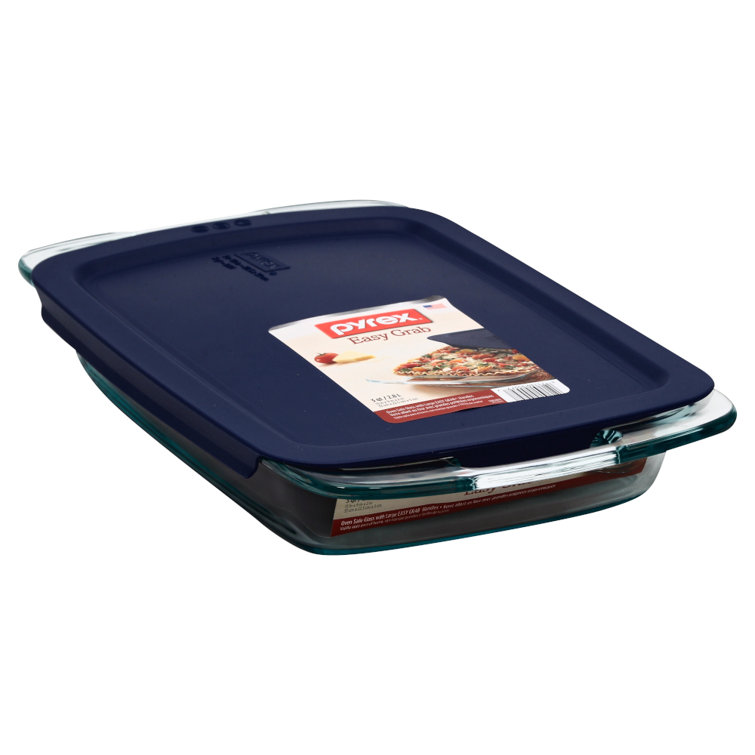 Pyrex Easy Grab Glass Rectangular Baking Dish with Lid & Reviews | Wayfair