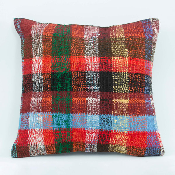 Bungalow Rose Kamarri Oriental Wool Pillow Cover | Wayfair