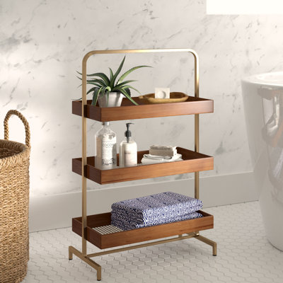 Free Standing Bathroom Shelving | | Wayfair 2020