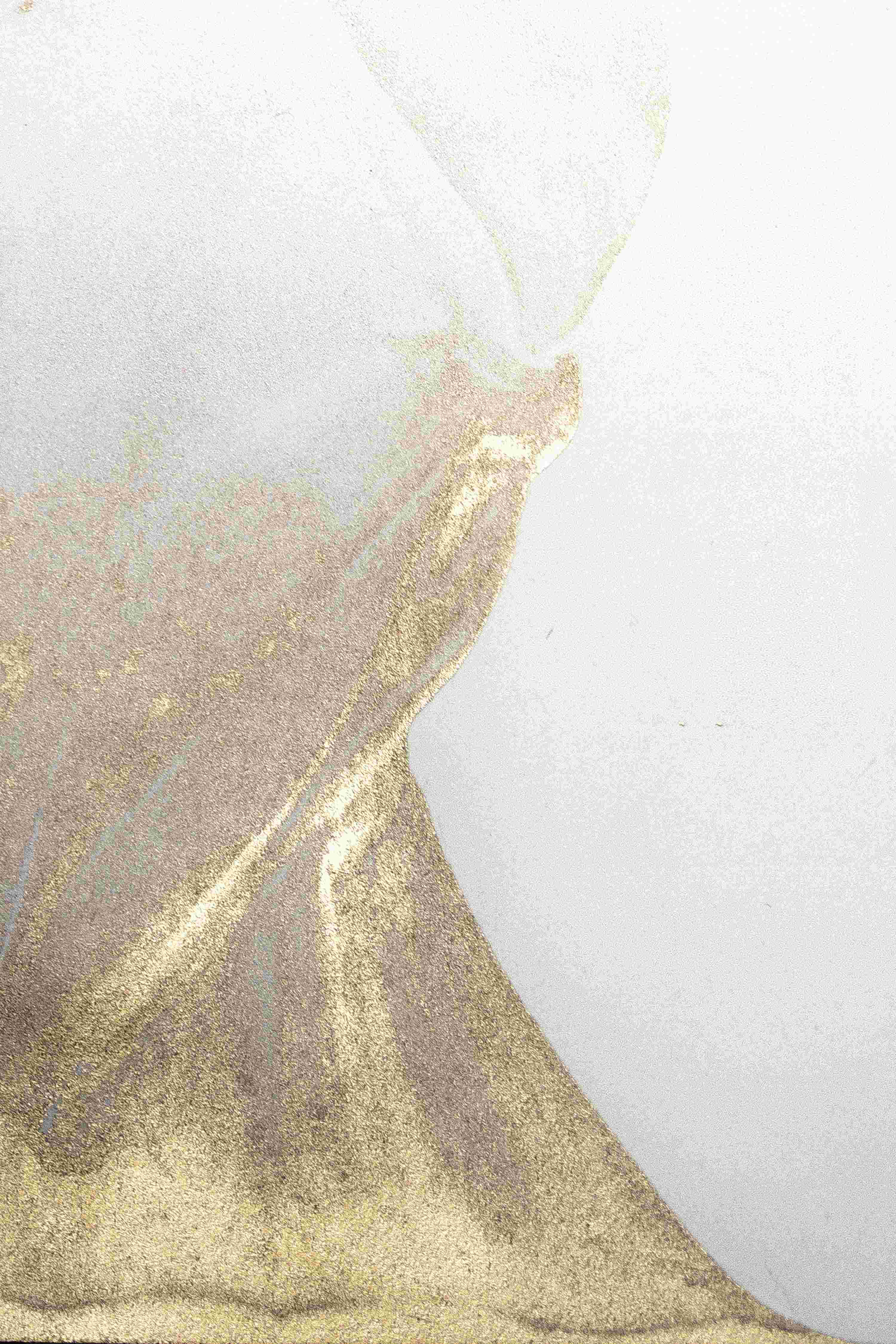 Everly Quinn Gold Fusion VI by - Wrapped Canvas Print | Wayfair