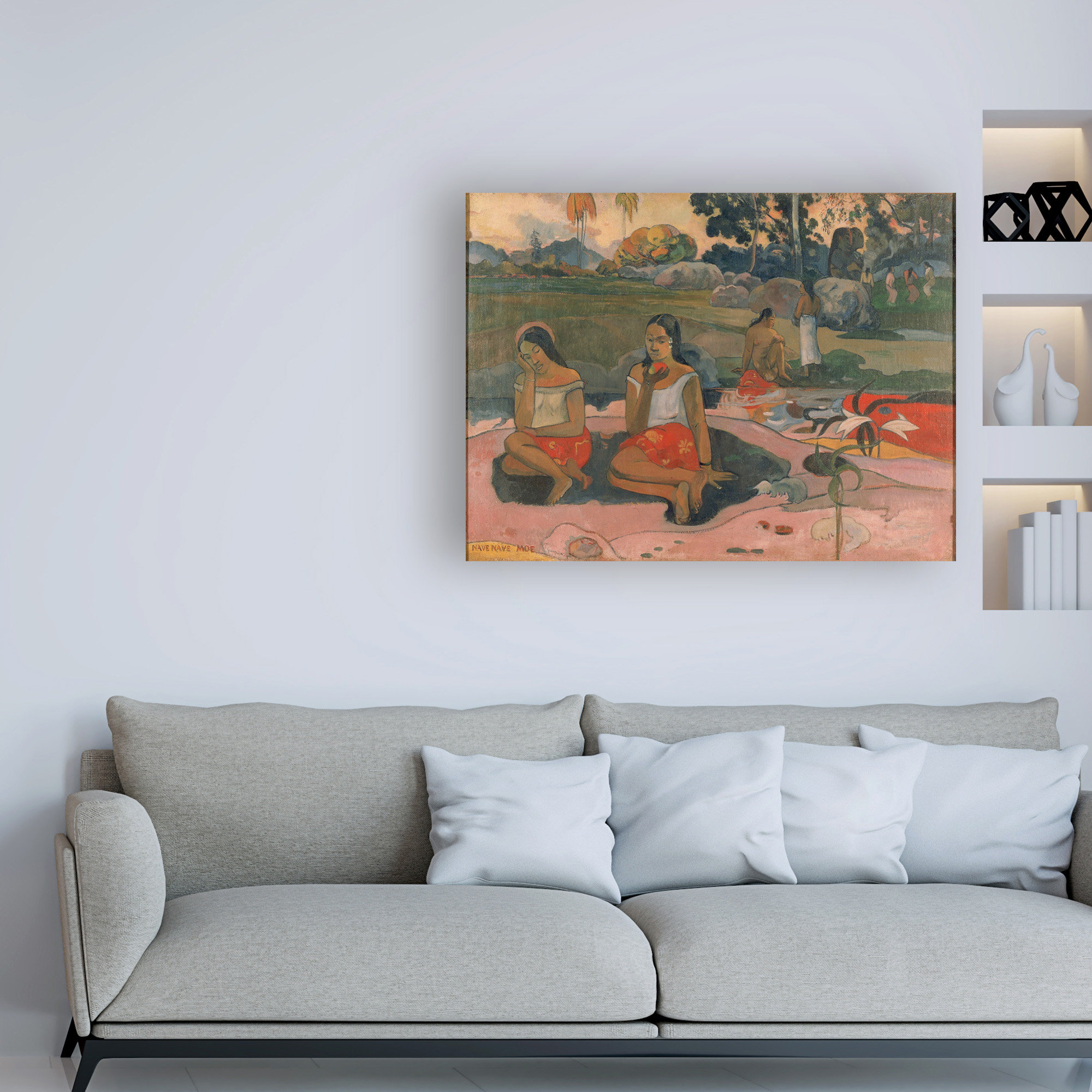 World Menagerie Sacred Spring by Paul Gauguin - Painting on Canvas ...