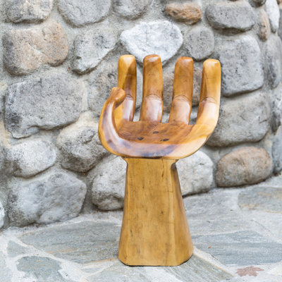 Loon Peak® Hand Shaped Ornament Chair Statue & Reviews | Wayfair