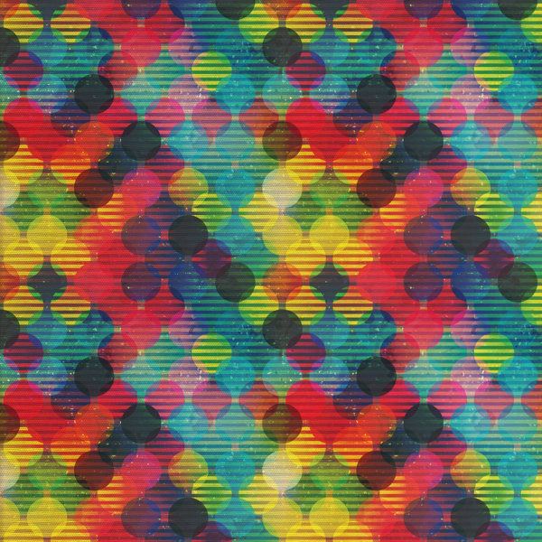 East Urban Home Circle Fabric | Wayfair