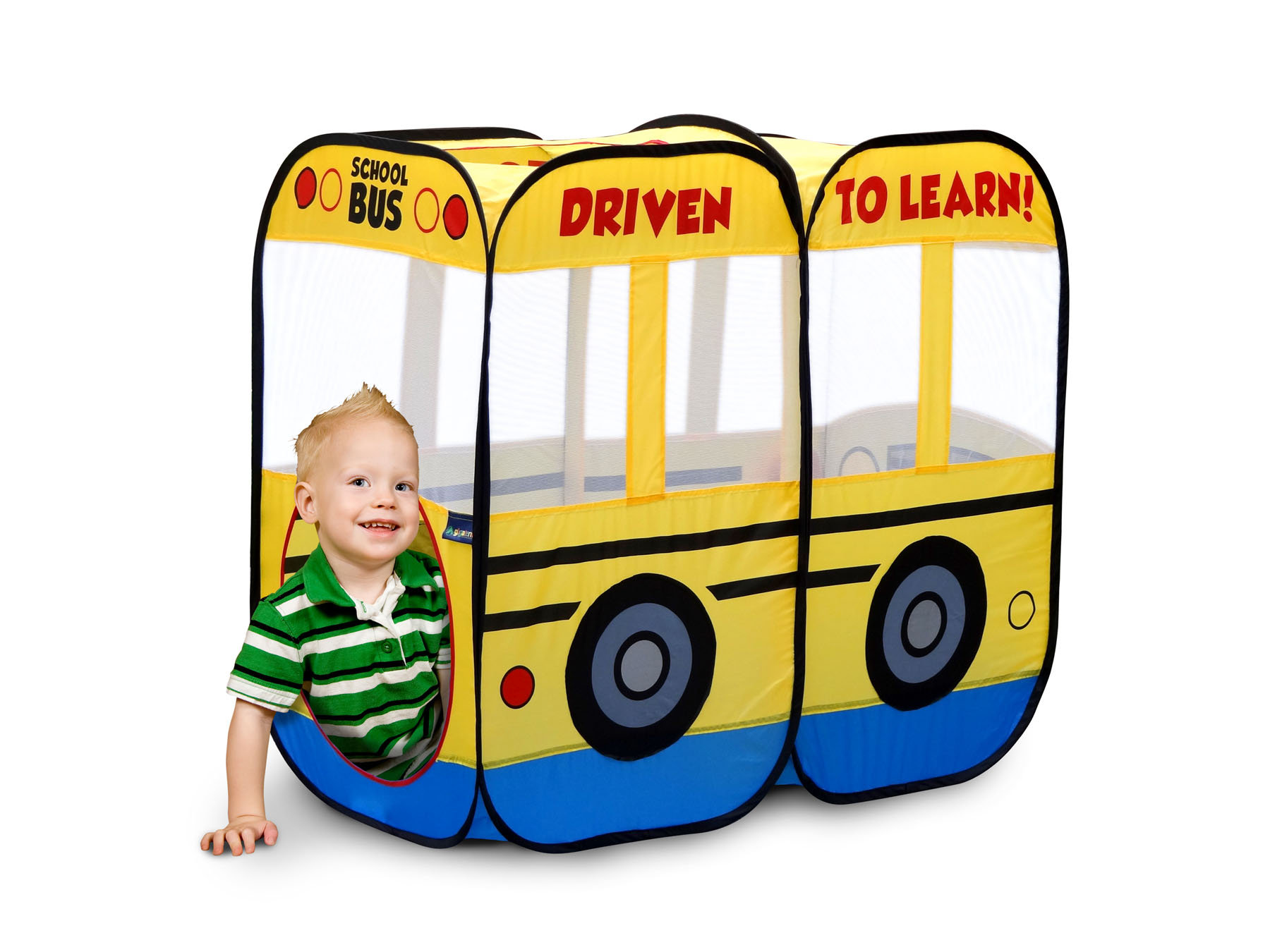 GigaTent My First School Bus Kids Pop-Up Play Tent with Carrying Bag ...
