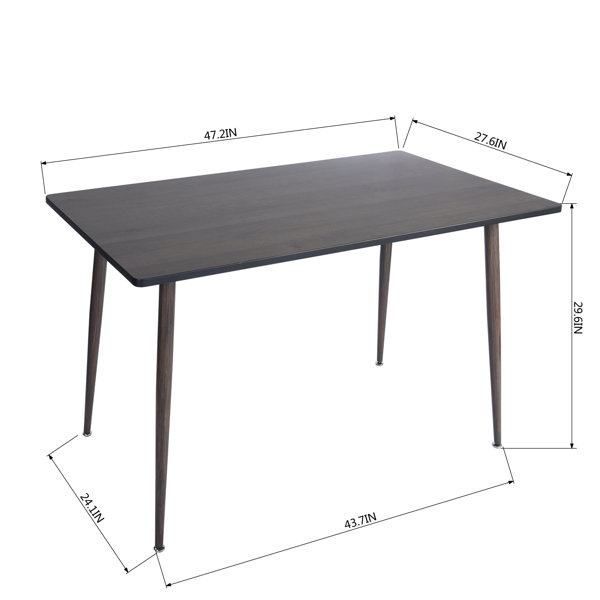 17 Stories Vendome 120Cm Dining Table & Reviews | Wayfair.co.uk