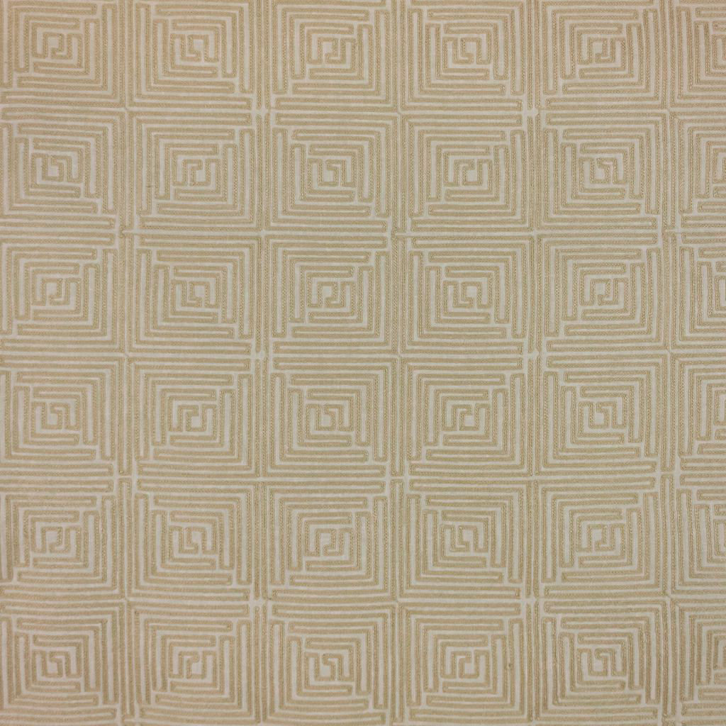 RM Coco Greek Key Fret Fabric | Wayfair
