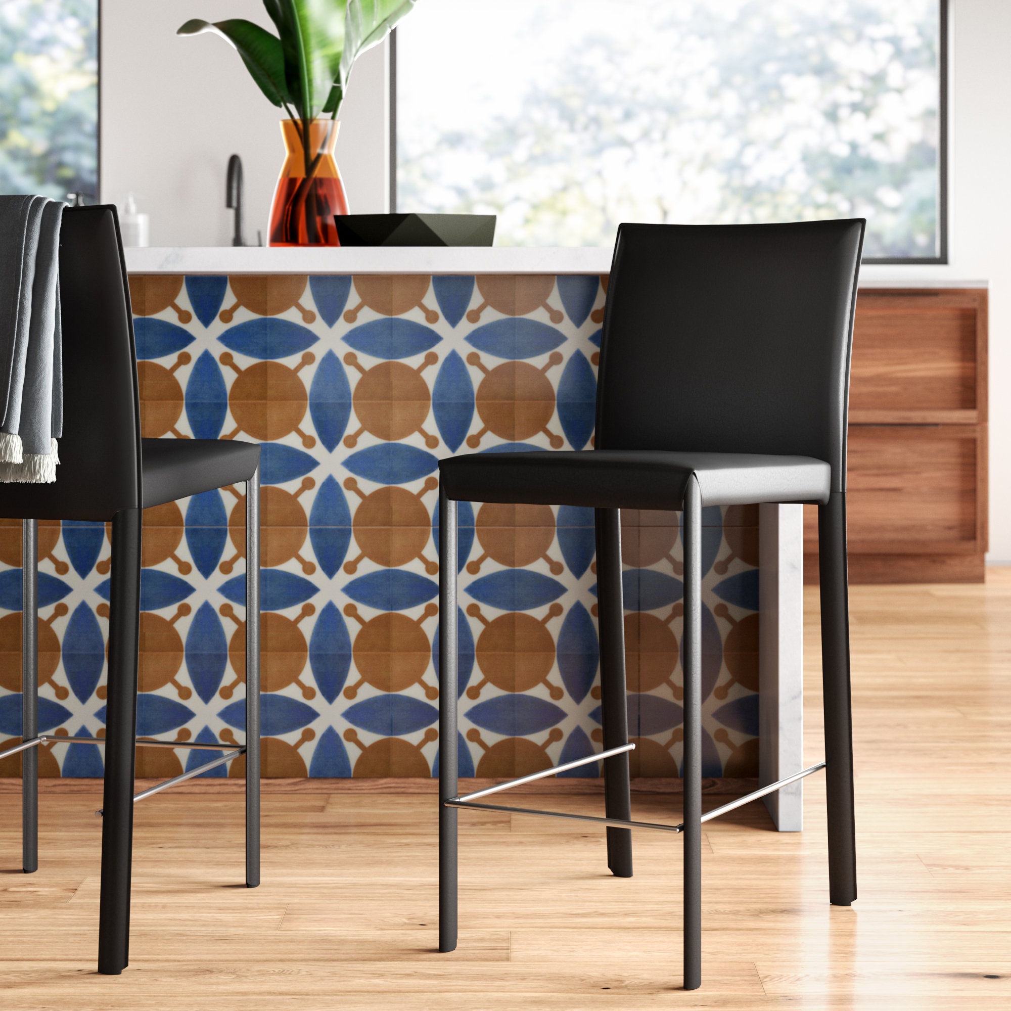 Wade Logan® Gilson Bar & Counter Stool & Reviews | Wayfair