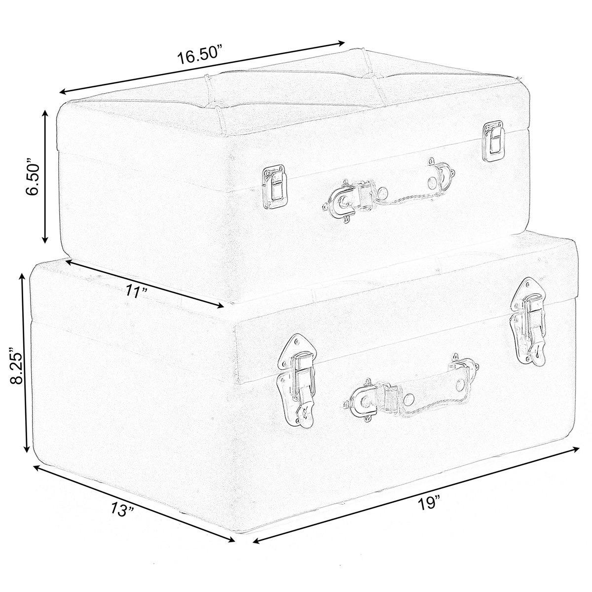Mercer41 Hillwood 2 Piece Accent Trunk Set | Wayfair
