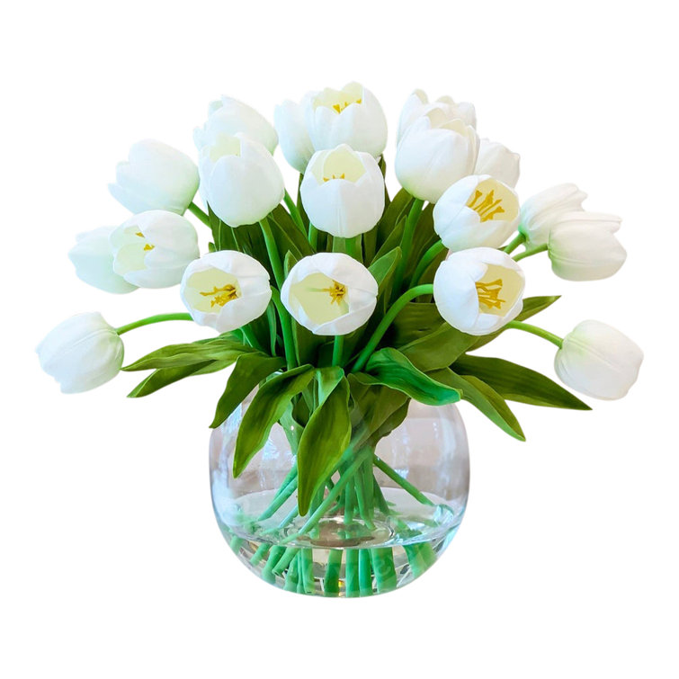 Primrue Tulip in Vase & Reviews | Wayfair
