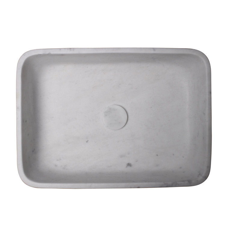 Barclay Maxton Stone Rectangular Vessel Bathroom Sink & Reviews | Wayfair
