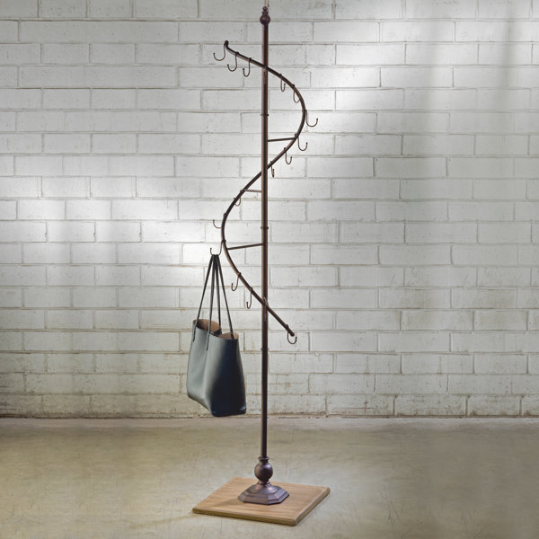 Charlton Home® Edmonson 15.75'' Wide 17 - Hook Freestanding Purse Tree ...