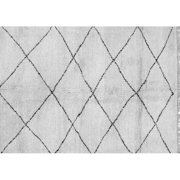 Union Rustic Breeyana Machine Woven / Power Loomed Gray/Black Rug | Wayfair