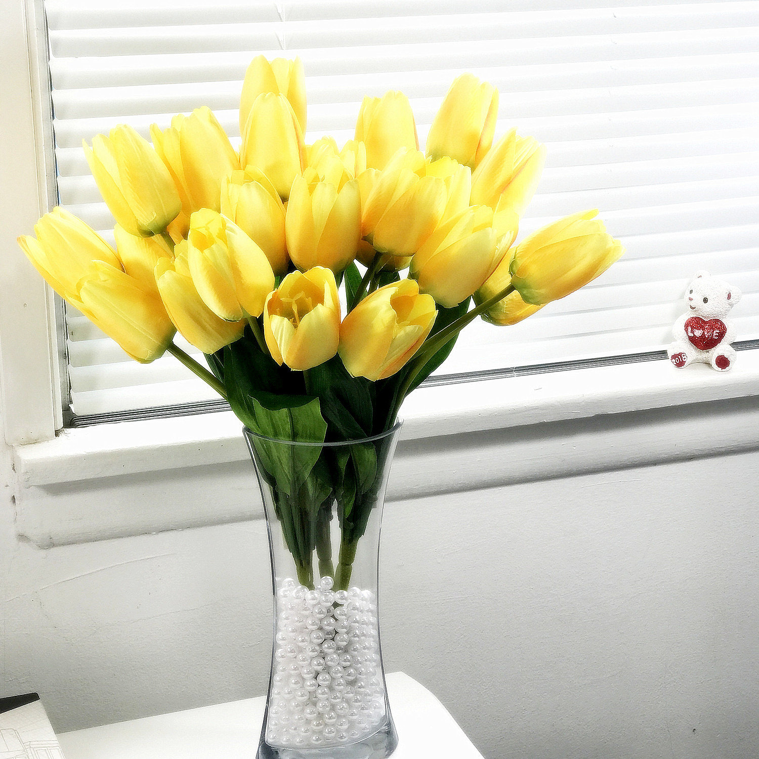 August Grove® Tulips Floral Arrangement in Vase & Reviews | Wayfair