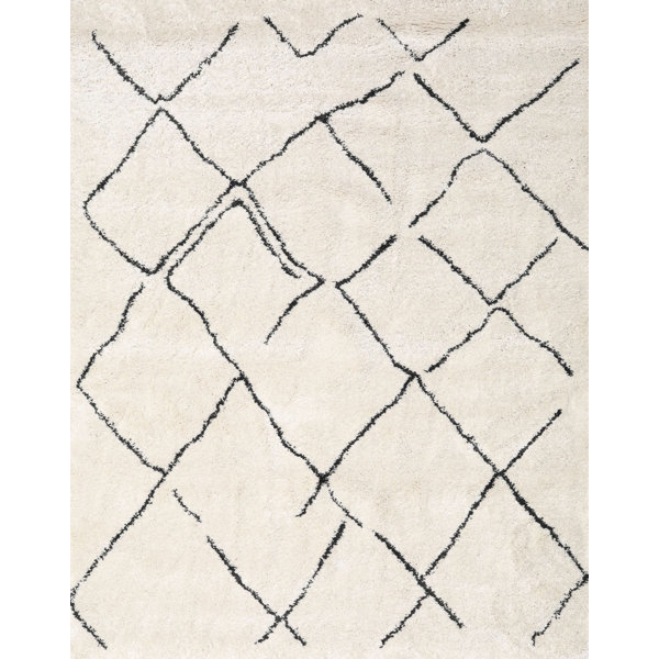 Hokku Designs Massad Handmade Wool Cream Rug | Wayfair
