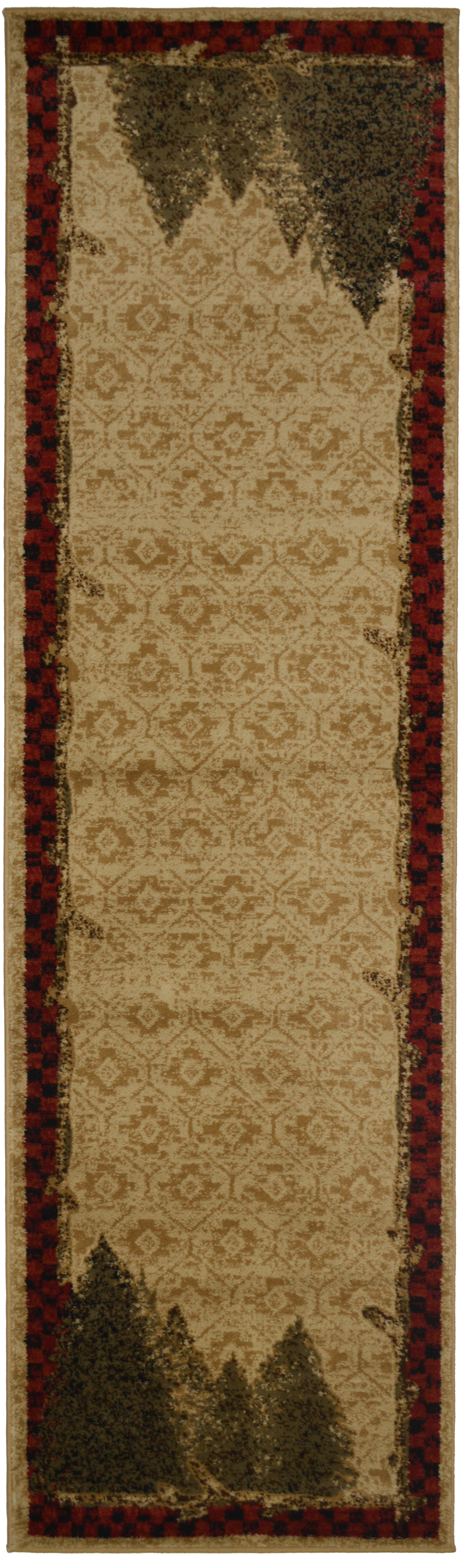 Loon Peak® Kenneth Power Loom Performance Beige Rug | Wayfair
