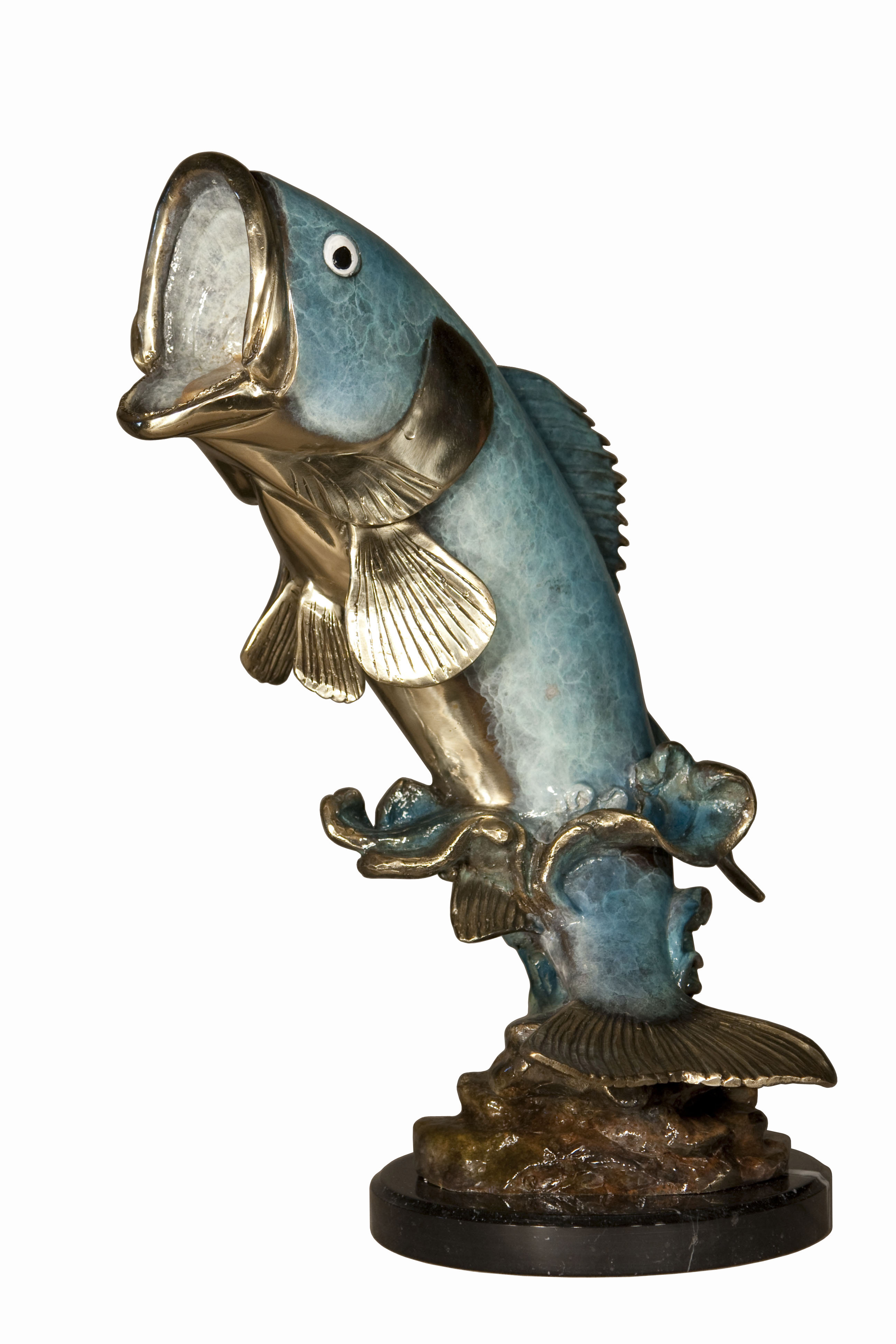Rosecliff Heights Cory Bronze Sea Bass | Wayfair