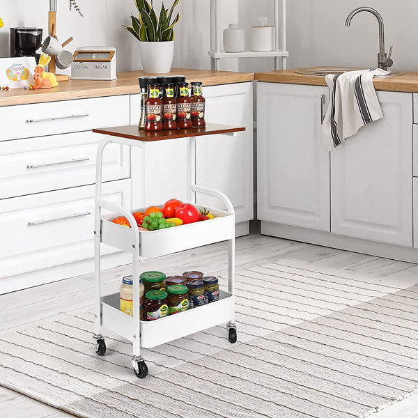 Haitral 3-Tier Slim Utility Cart | Wayfair