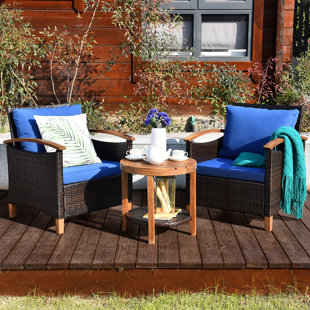 Small Conversation Sets & 3 Piece Patio Sets you'll Love in 2021 | Wayfair