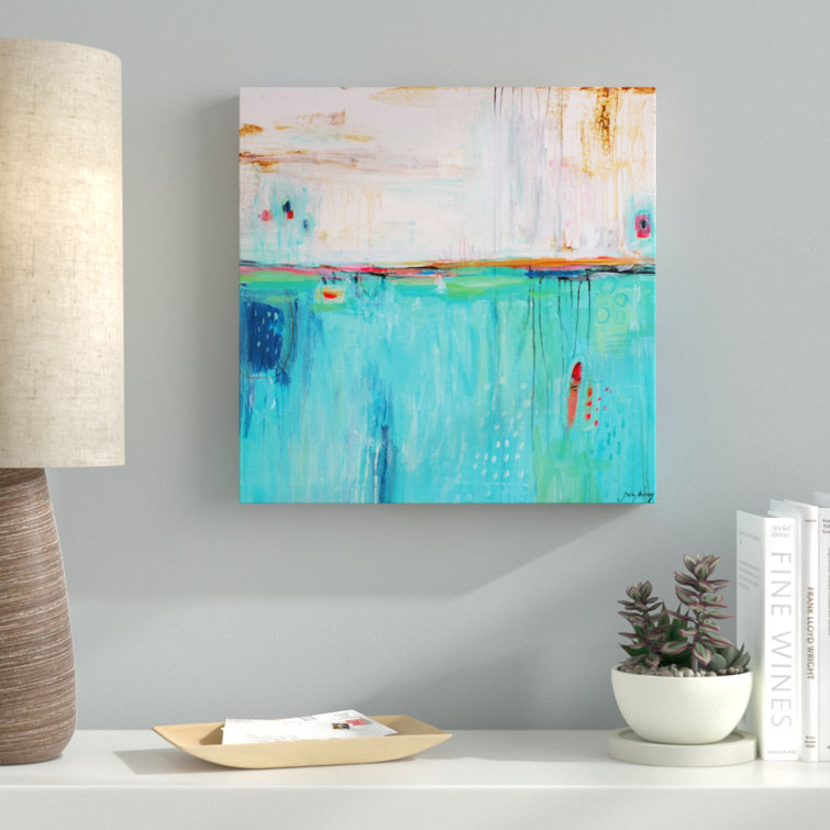 Ivy Bronx Half and Half Painting Print on Wrapped Canvas | Wayfair