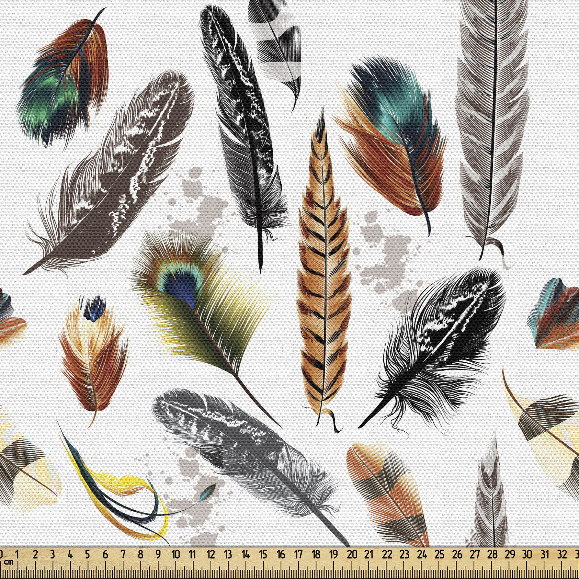 East Urban Home Arrangement Of Types Of Quills In Vivid Tones Grey ...