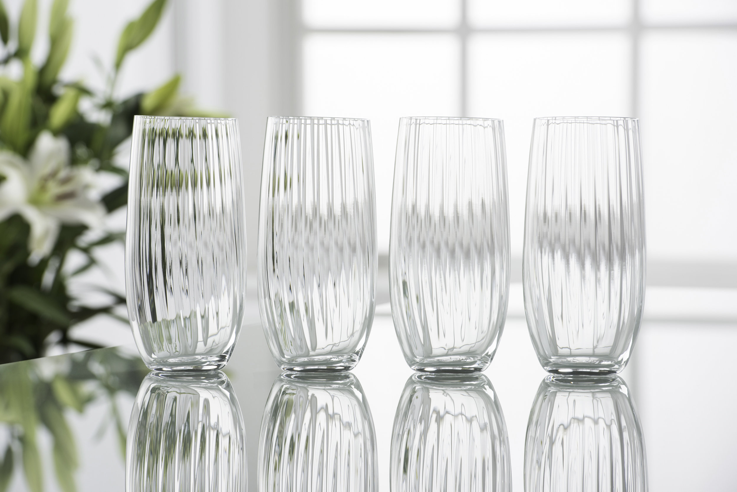 Galway Crystal Erne Highball Set Of 4 | Wayfair