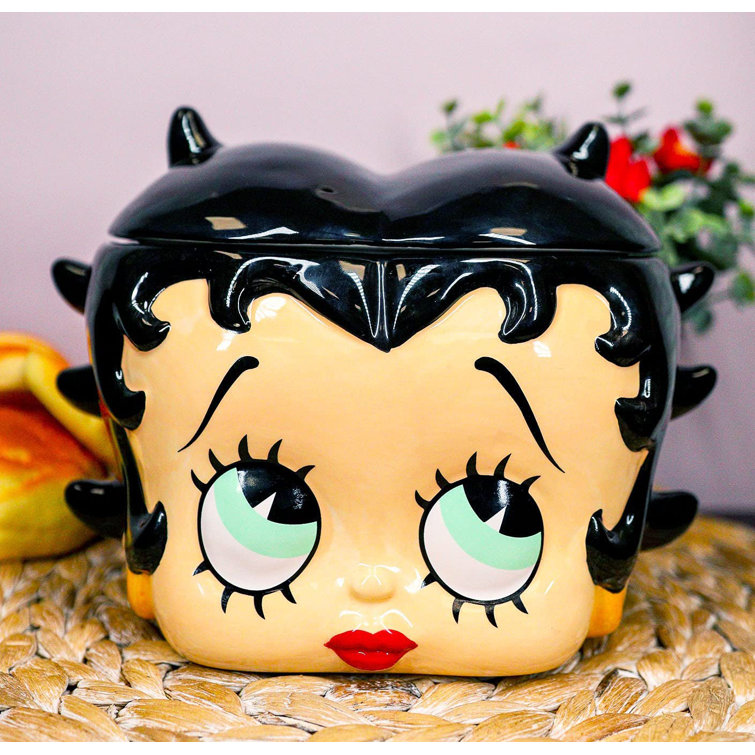 Ebros Gift Shy Betty Boop Head Ceramic Cookie Jar | Wayfair